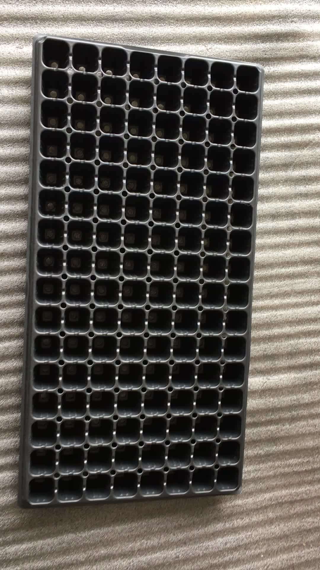 128 Cell Plastic Seed Starter Tray For Planting Seedlings Propagation ...