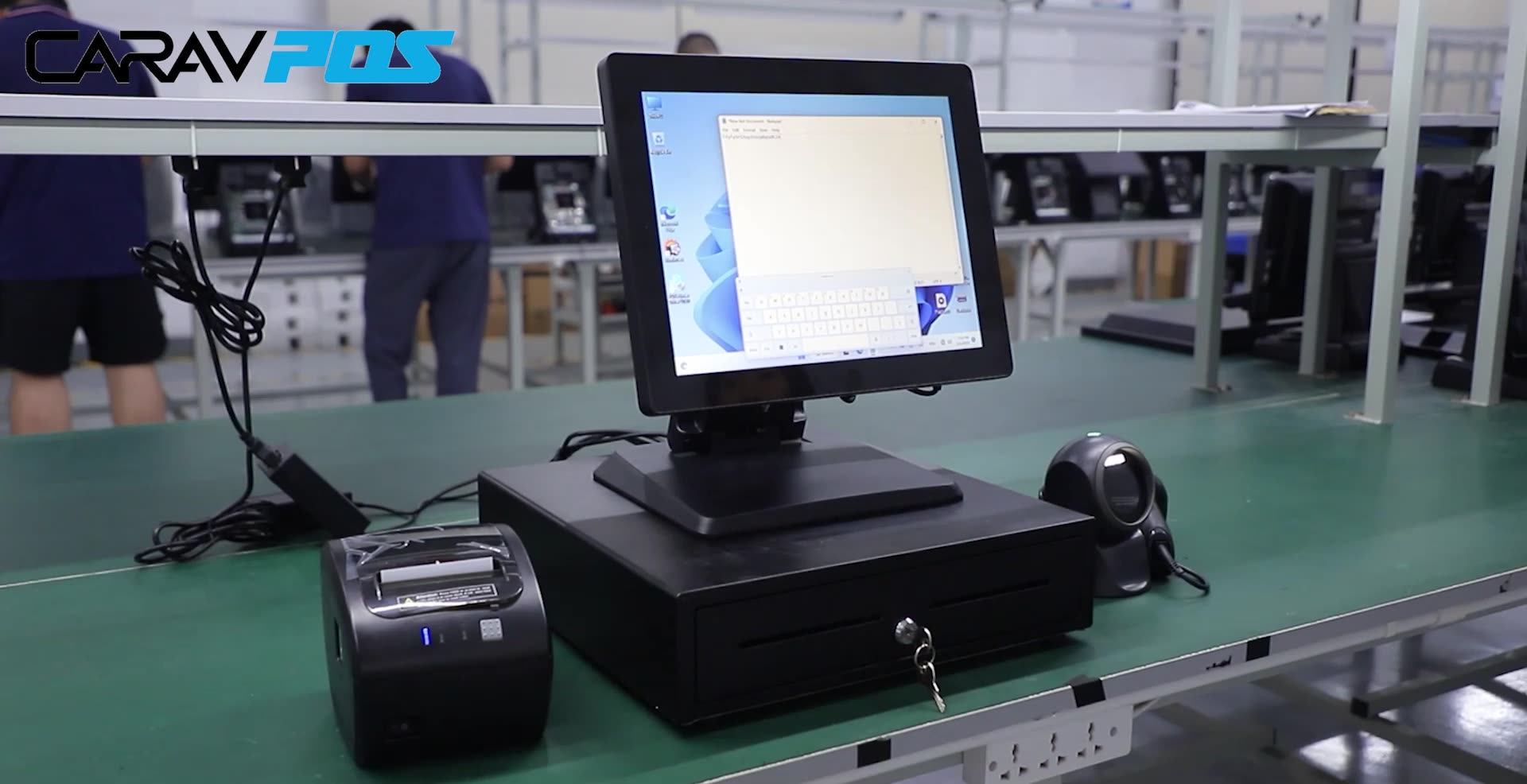 New Dual Screen Pos Machine For Sale With Stand Cash Register All In ...