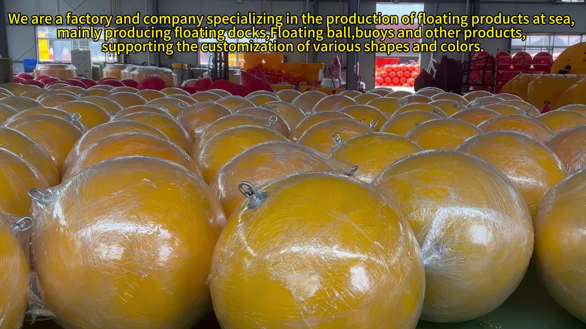 Custom Diameter 31cm Marine Hard Skin Mooring Buoys One-piece ...