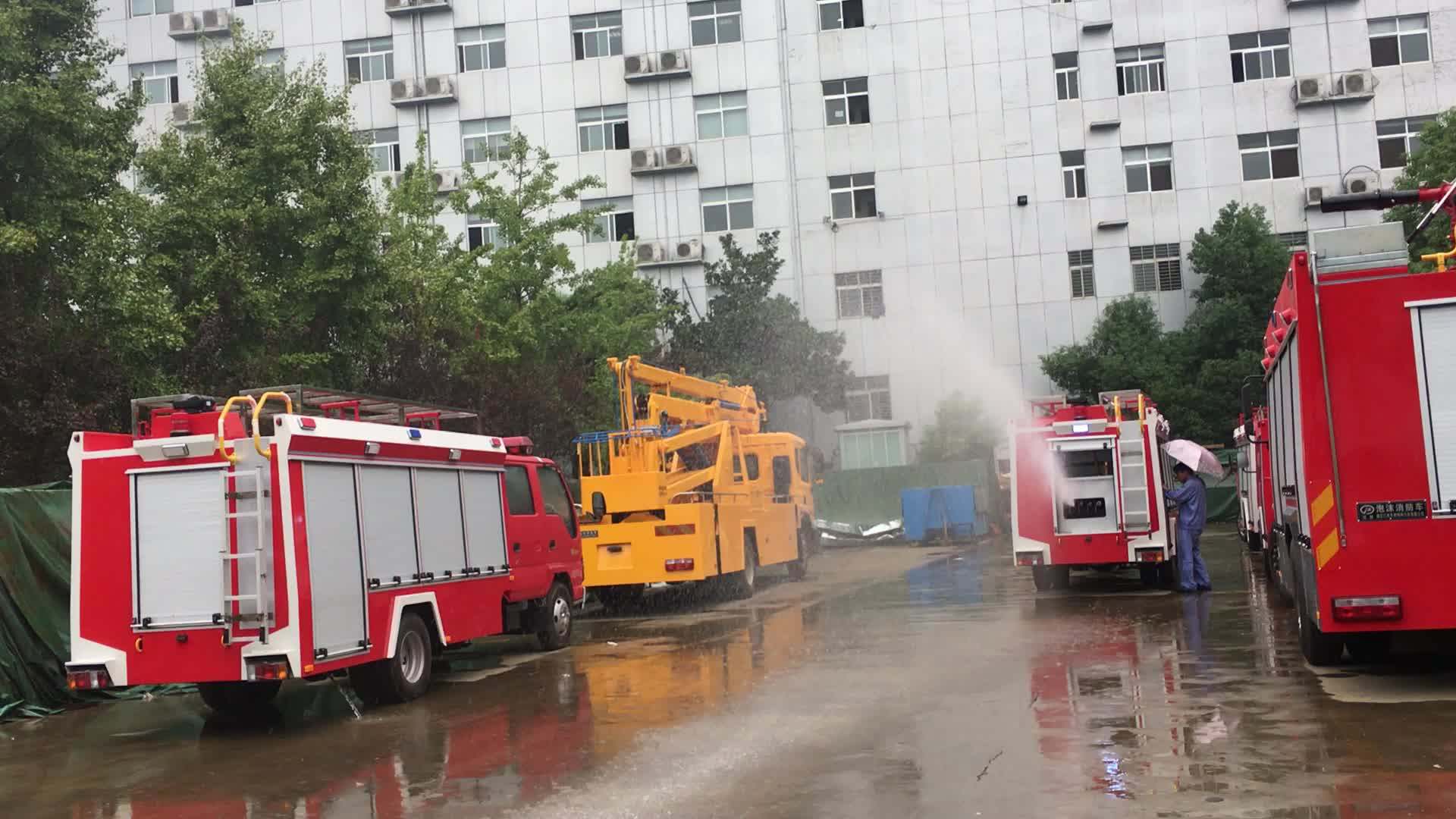 High Quality Water Poump 3cbm Water Tanker Fire Engine Trucks - Buy ...