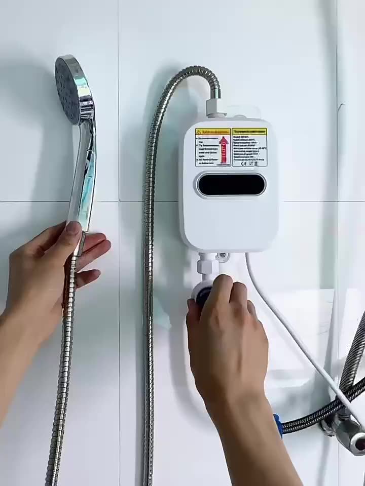 Bathroom Home Hotel 3000w Mini Tankless Instant Electric Instant Water ...