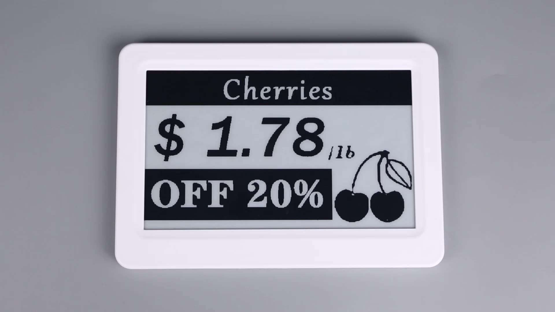 Digital Price E-paper Wireless Eink Display Tag Electronic Label Shelf ...