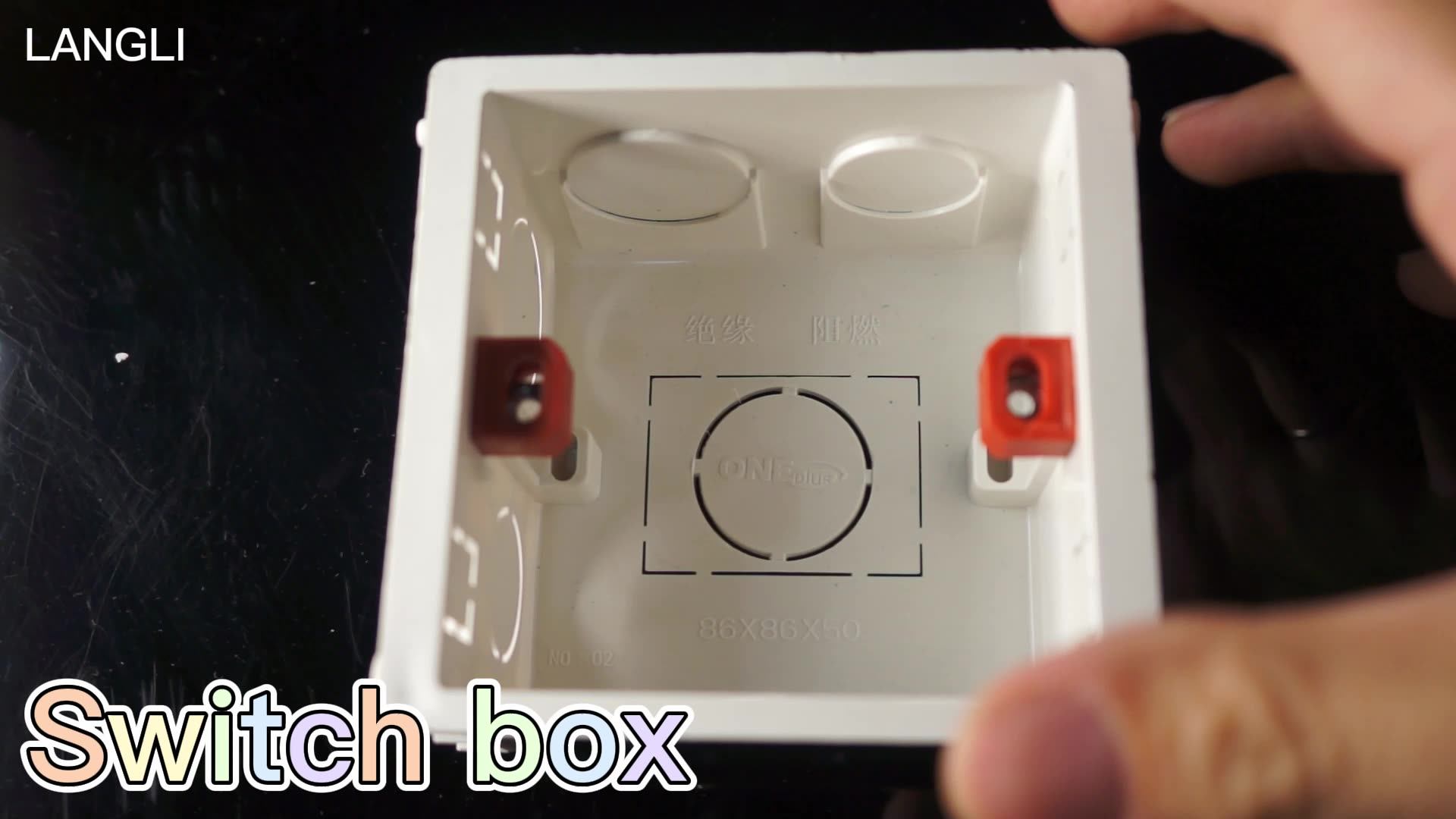 Plastic Blue Red 86*86*45 Pvc Conduit Fitting Sunk Box Pvc Surface ...