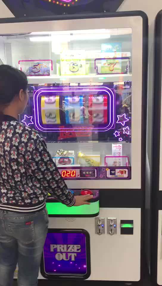 Indoor Game Lottery Vending Machine Lucky Spin 666 Gift Vending Machine ...