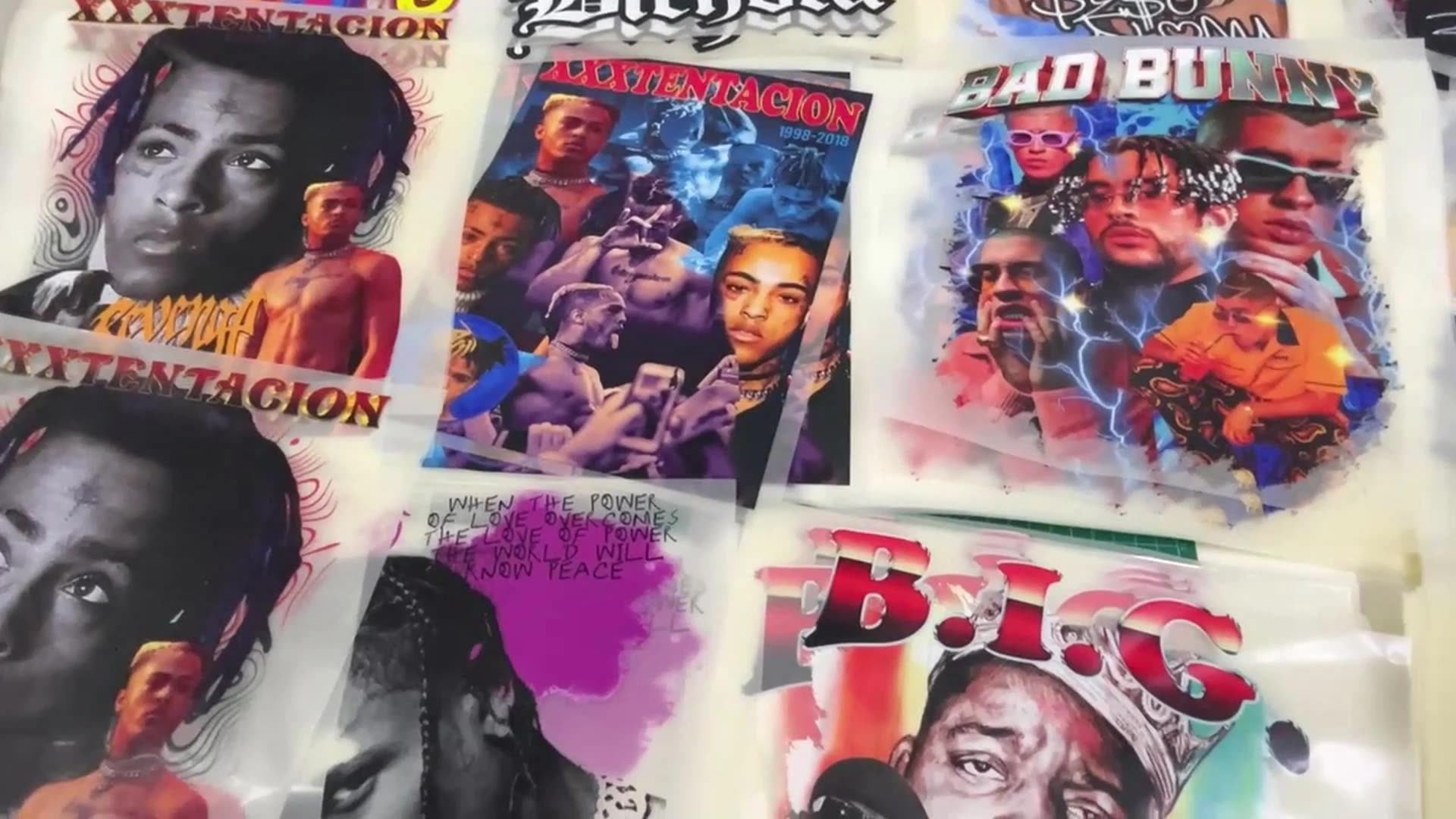 Factory Custom Hip Pop Heat Transfers Heat Press Sticker Transfer ...