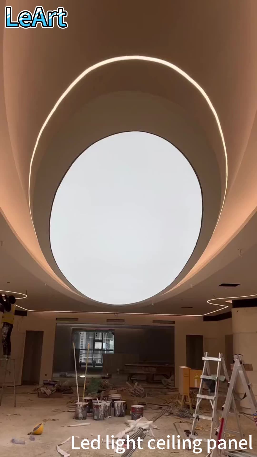 Pvc Brightness Membrane Sheet Translucent Spot Light Stretch Ceiling ...