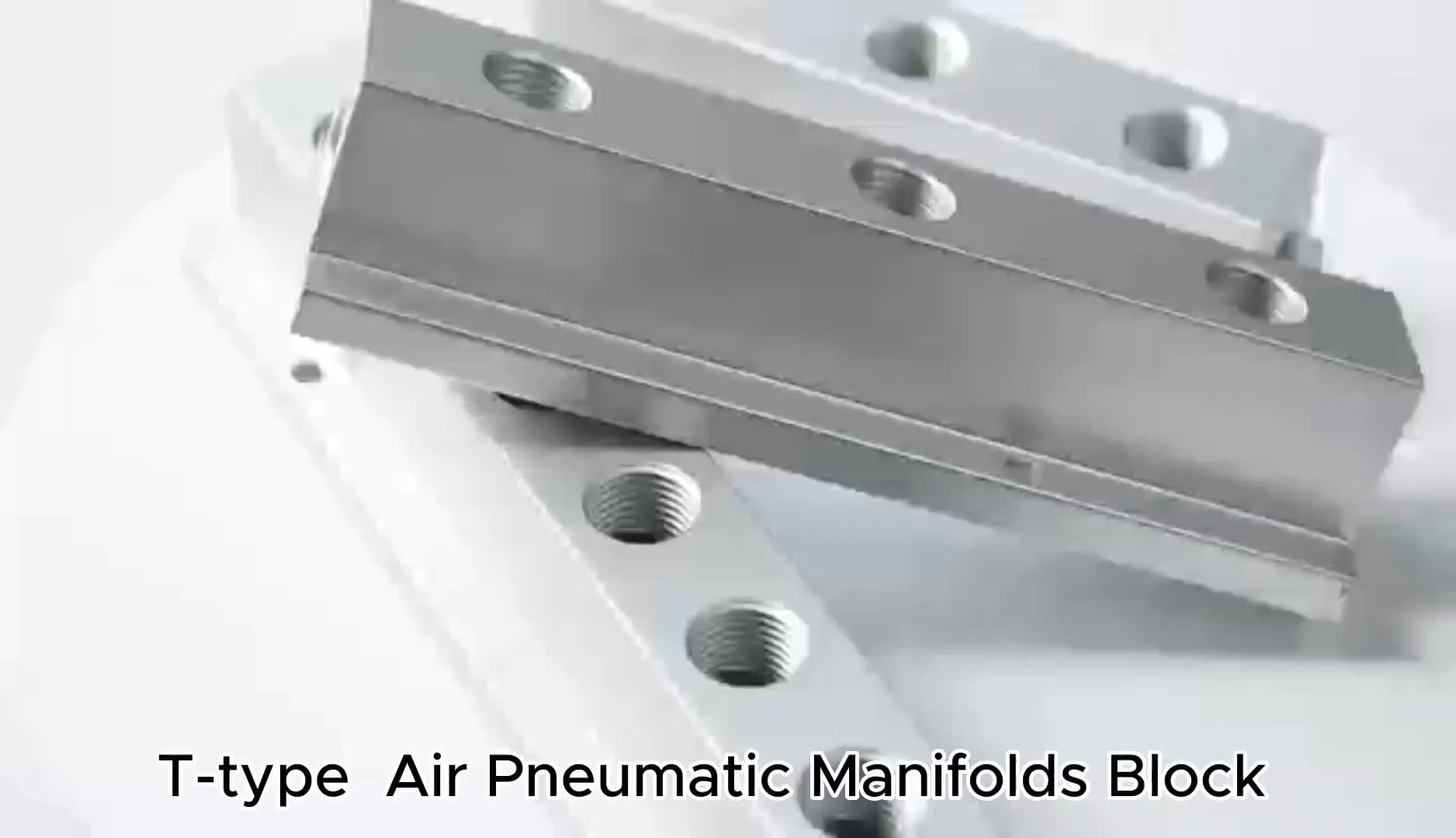 Air Manifolds Pneumatic Multiple Ways Aluminum Alloy Branch Distributor ...