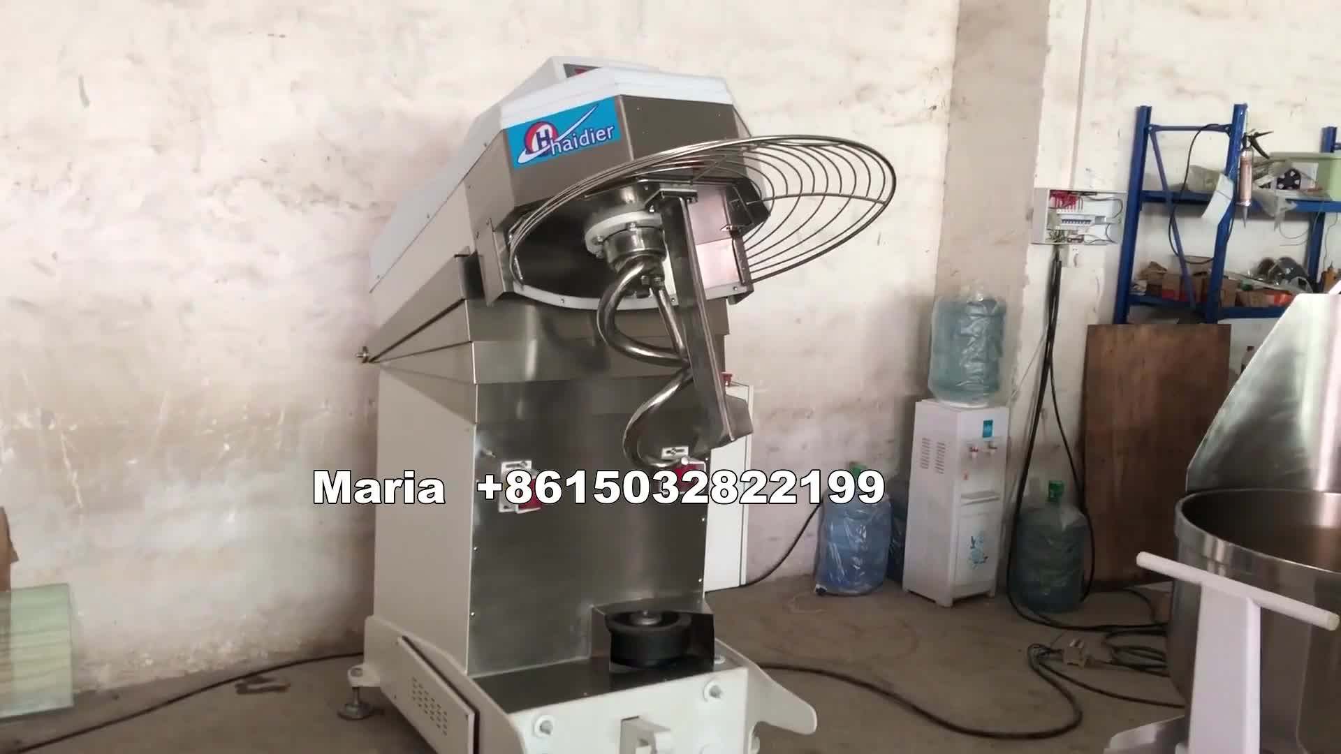 Flour Mixing Removable Bowl Lift Head Commercial Dough Spiral Mixer ...
