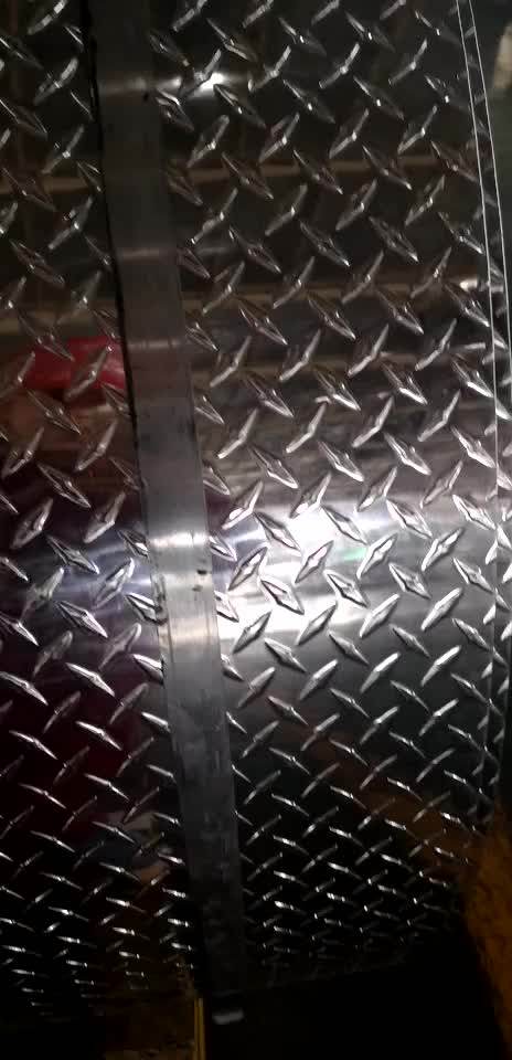 China En Aw 5754 H114 Embossed Aluminum Diamond Plate Sheet 4x8 For ...