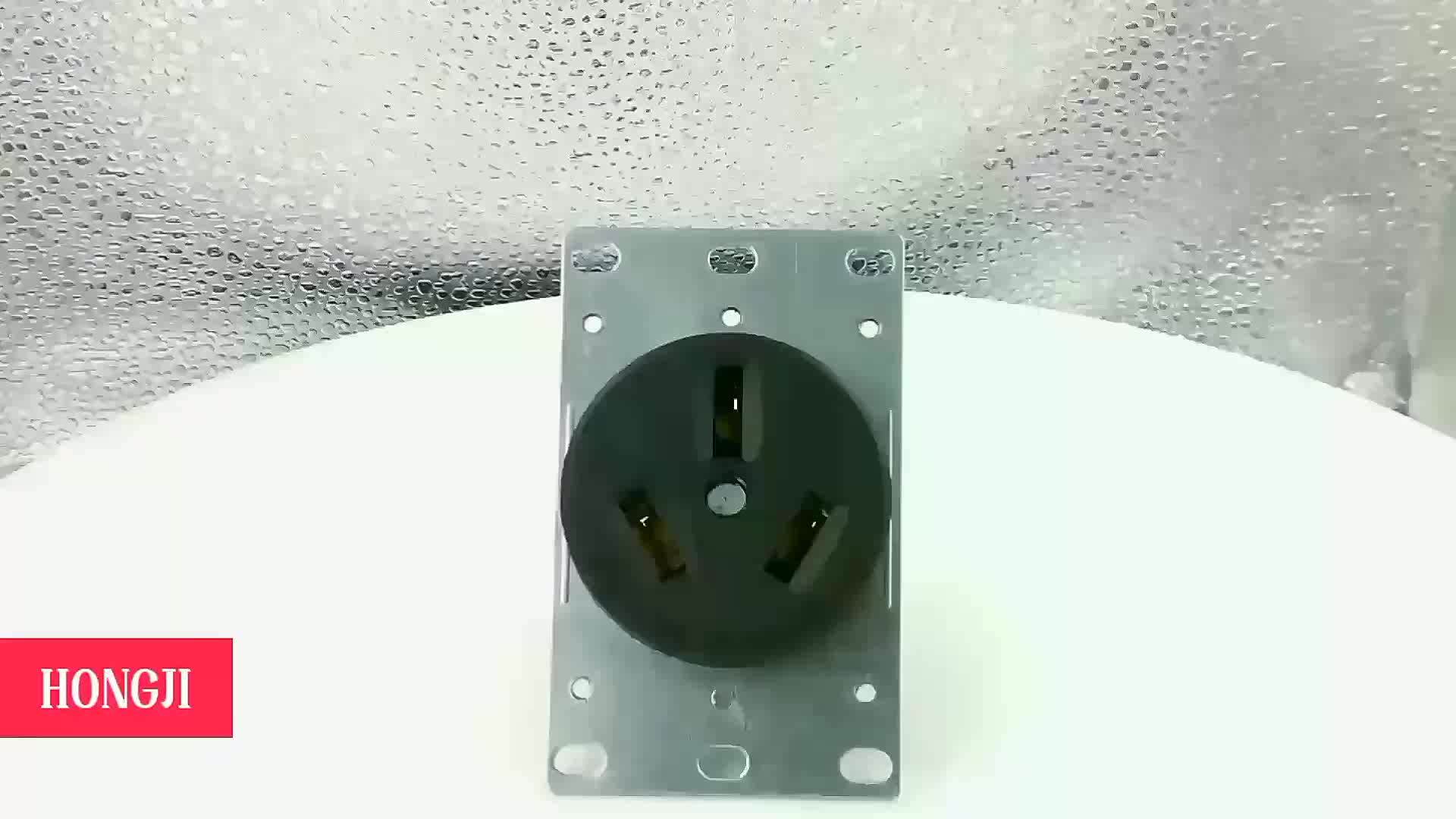 Usa Straight Blade Power Outlet Receptacle 50 Amp Nema 10-50r With ...