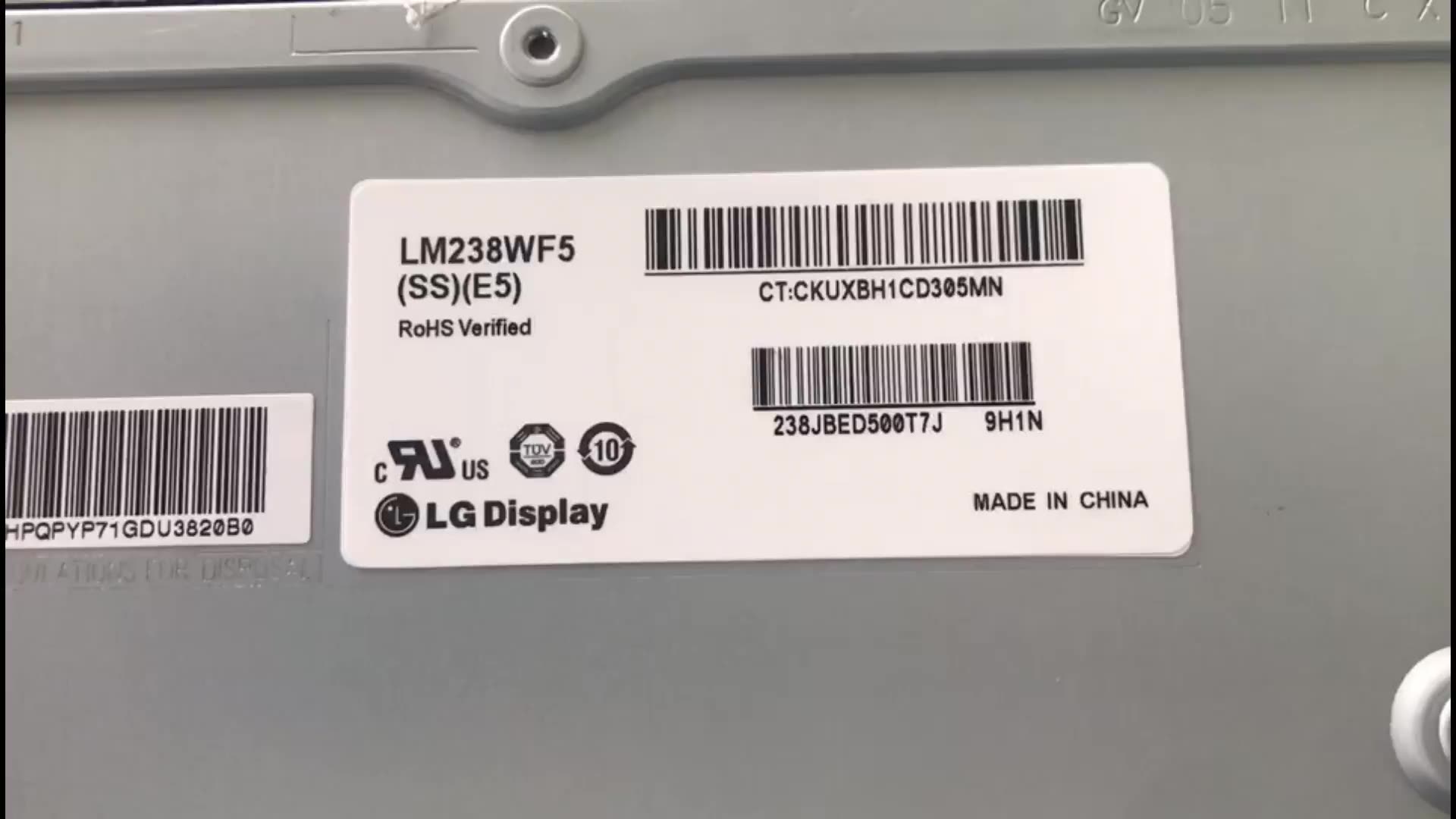 Lm238wf5-sse5 Lm238wf5-ssb1 Lm238wf5-ssh1 23.8 Inch Aio Laptop Lcd Panel Touch Screen Fhd 1920* ...