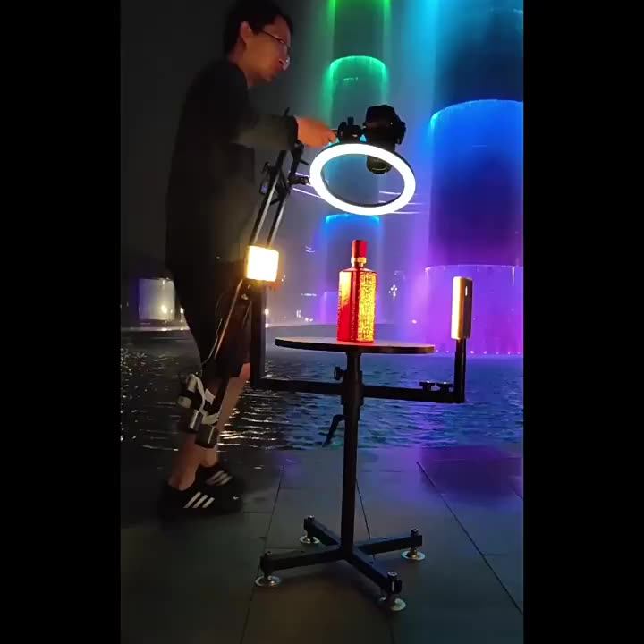 360 Photography Turntable Rotating Horizontal Vertical Platform Photo ...