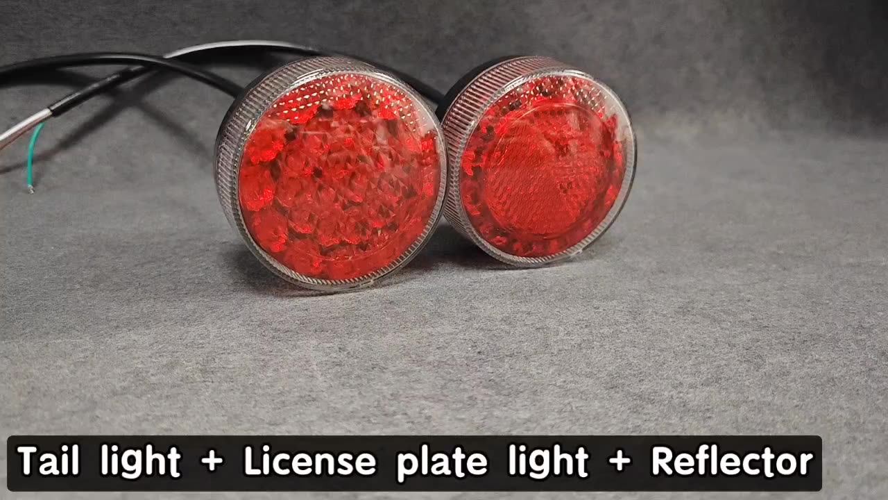 Ece E-mark Cqc Brake Position License Plate Light Reflector Motorcycle ...