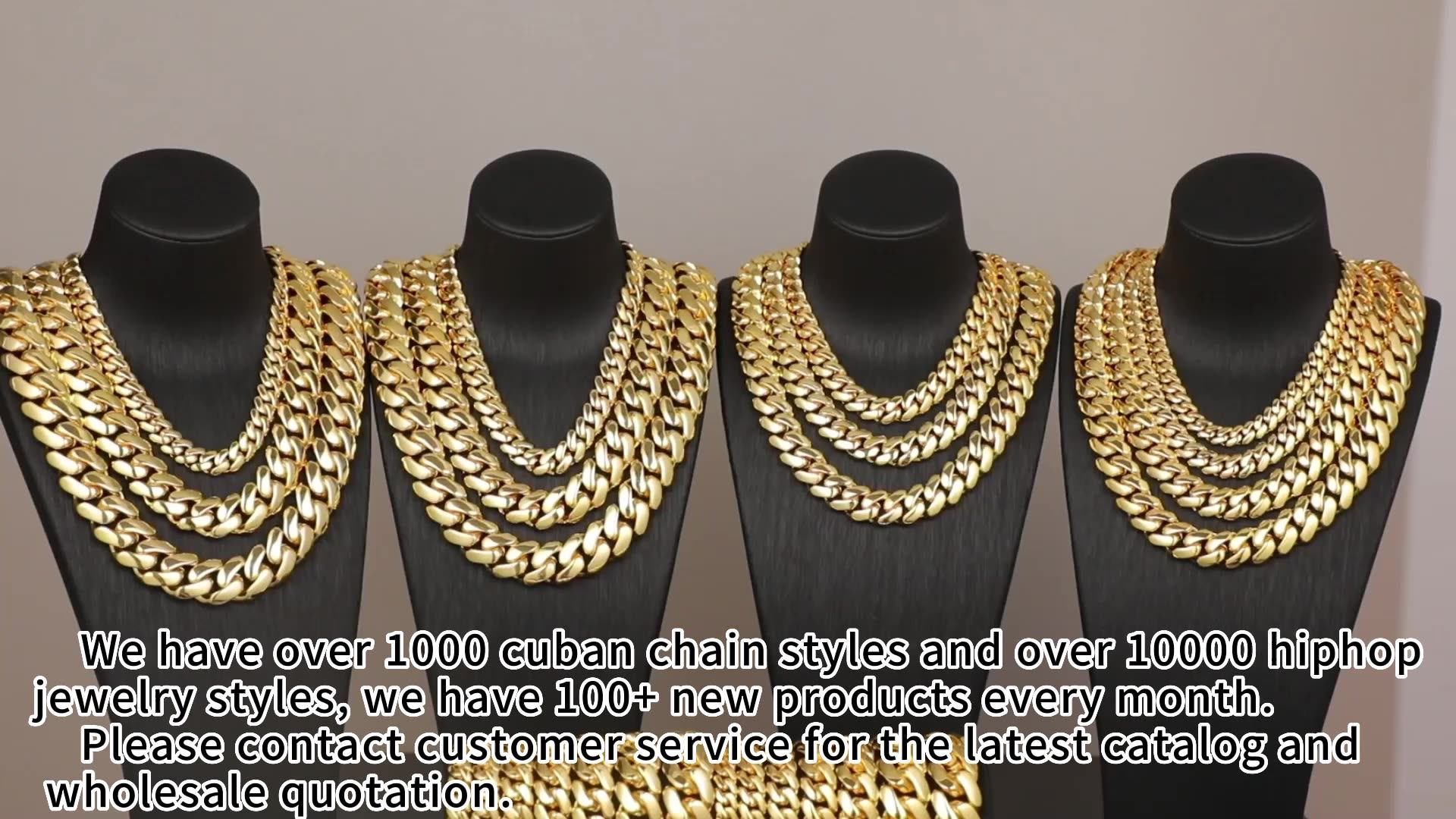 Factory Wholesale Cubanas Hip Hop Jewelry Custom 14k 18k Gold Plated ...