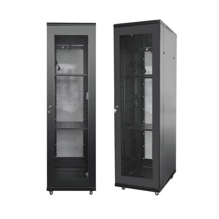 High Quality 19" Rack Indoor Sever Cabinet 22u 27u 32u 42u 47u Server ...