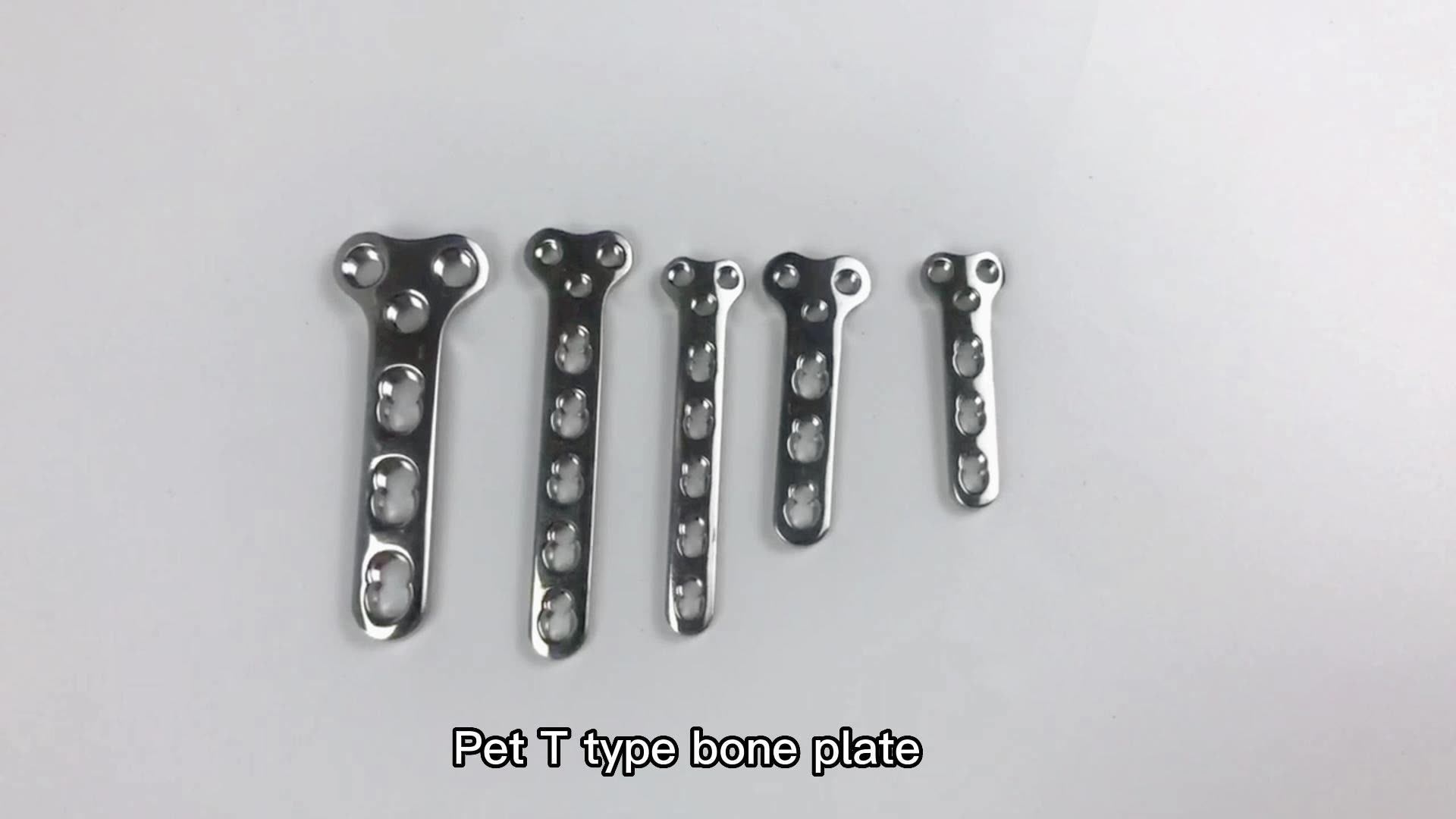 Trauma Surgery T Type Titanium Plate Implant Bone Veterinary Orthopedic ...
