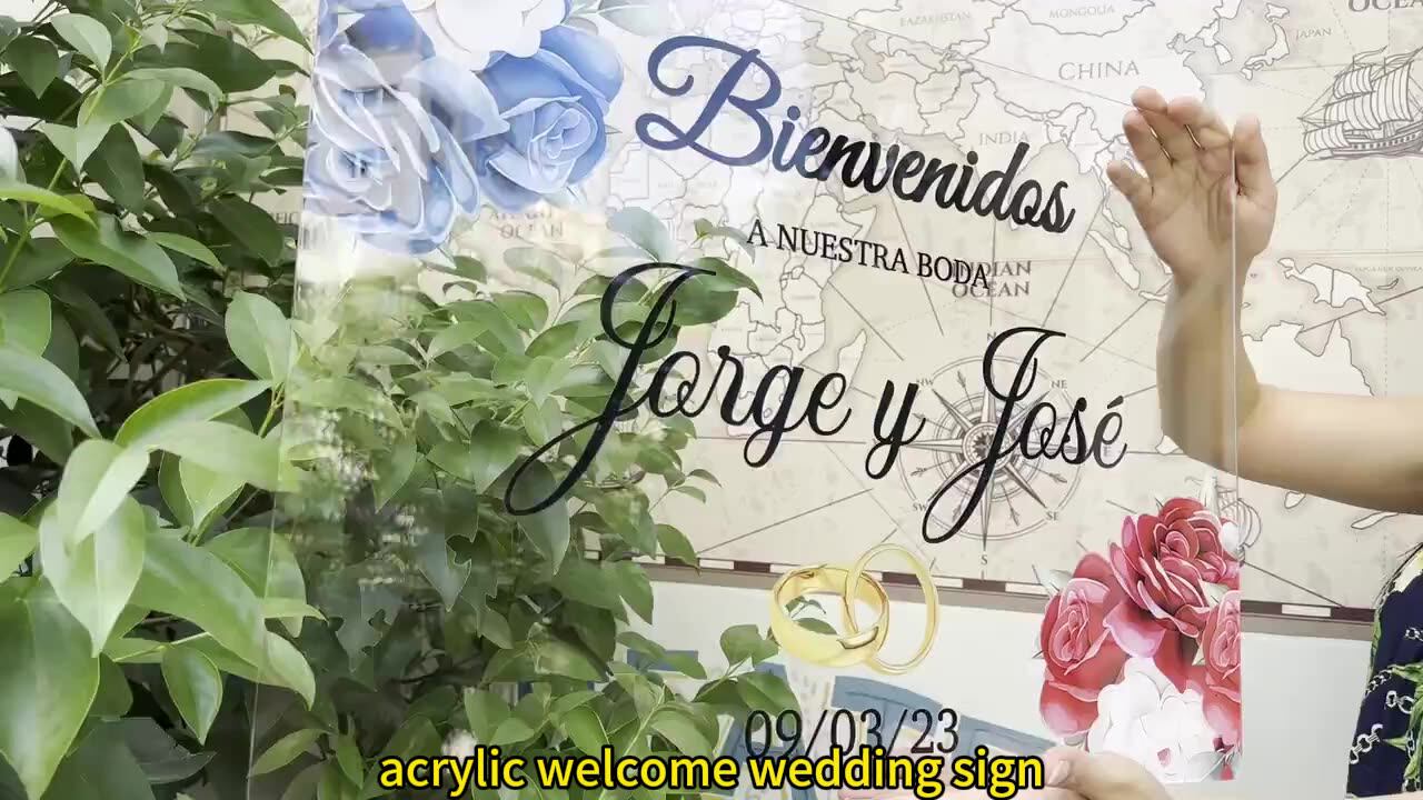 Perspex Wedding Sign Frosted Welcome Acrylic Board Acrylic Signage ...