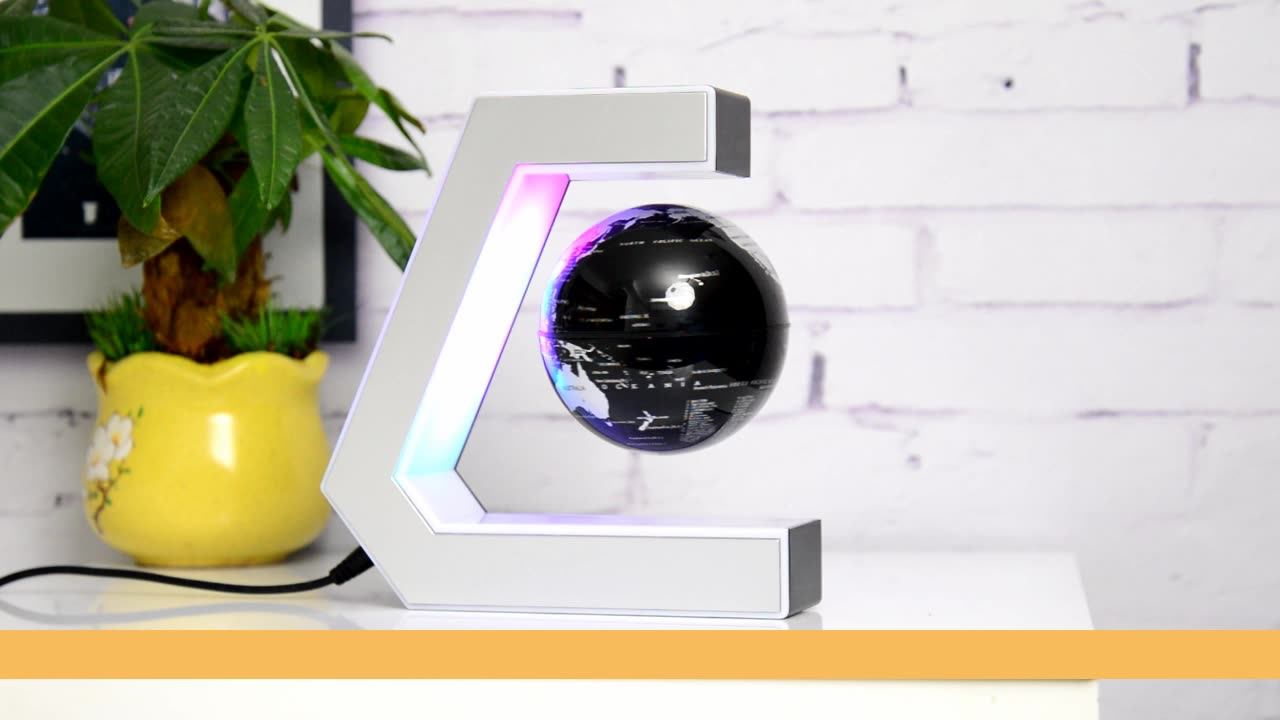 Ek Shape Rotating Planet Earth Globe Ball With Constellations Led Light ...