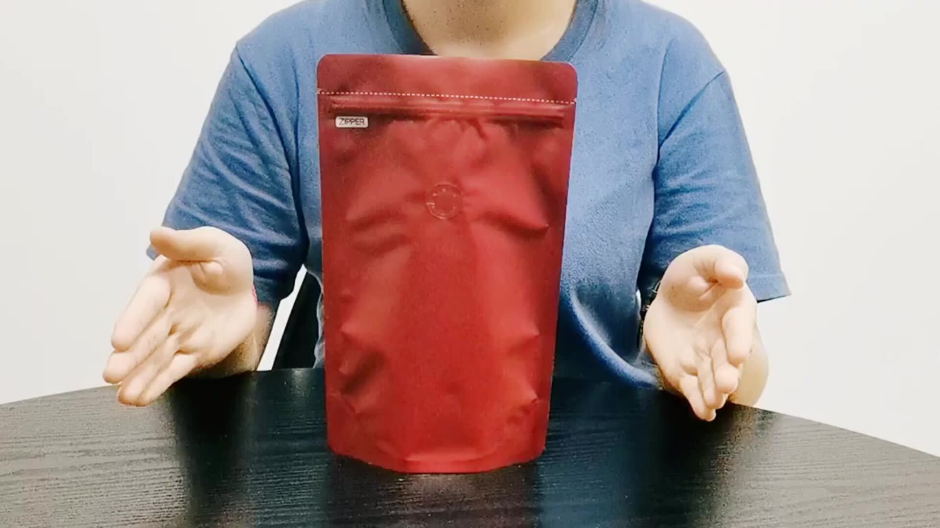 113g Black Resealable Food Packaging Pouch Stand Up Pouch With Zipper ...