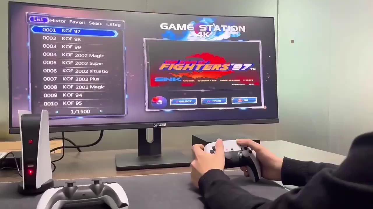 M5 Game Console 2.4g Wireless Controller Ps5 Style 4k Hd Retro Video ...