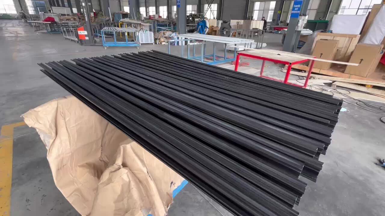 Black Powder Coated Garden Galvanized Metal Colorbond Fence Panel China ...