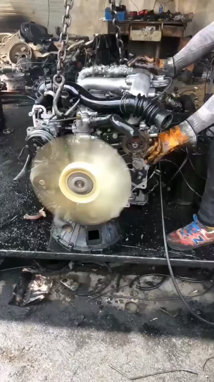 Used Complete Nissan Ka24 Engine Original Japanese Engine Good ...