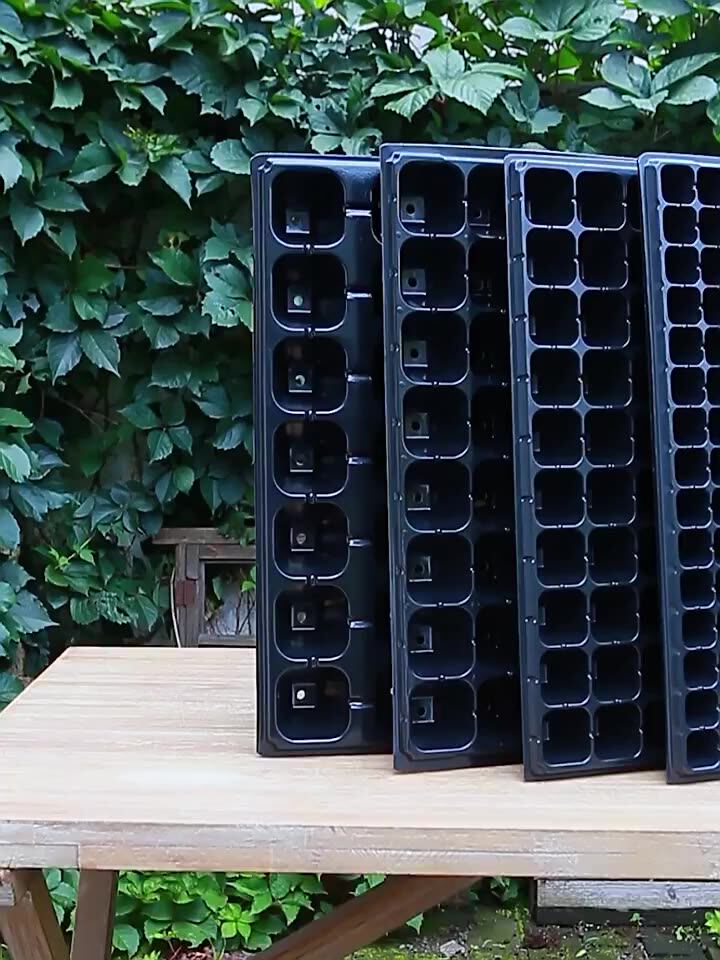 Qxy0250 Plastic Trays Plant Seedling Germination Tray Seed Growing Tray ...