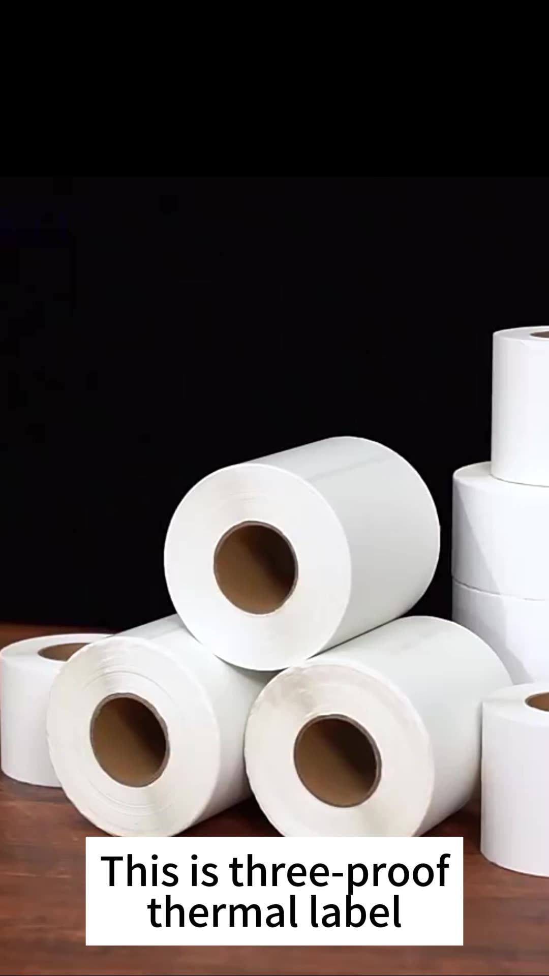 Custom Size 4x6 A6 Printer Barcode Waybill Direct Thermal Paper Rolls ...