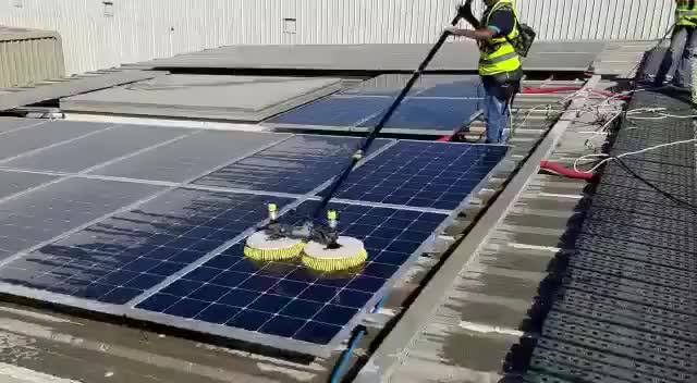 Multifit Solar Panel 3500w Handle Brush Electric Double Head Cleaning ...