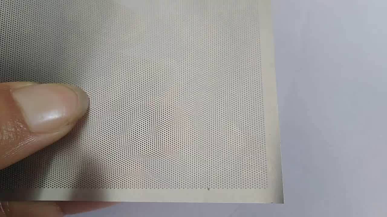 Micro Round Hole Sus 304 Perforated Screen Plate Ss Wire Mesh 304 ...
