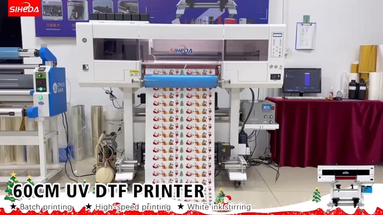 Dtf Sticker Printer 24inch A1 60cm Digital Roll To Roll Uv Dtf Printing ...