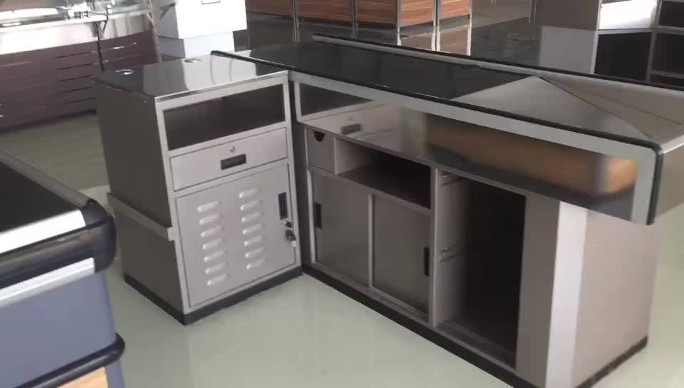Stainless Steel Checkout Counter Cashier Counter,Modern Shop Checkout ...