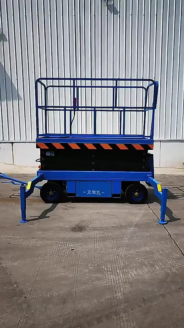 Mobile Lifting Platform 8-meter Hydraulic High-altitude Operation ...