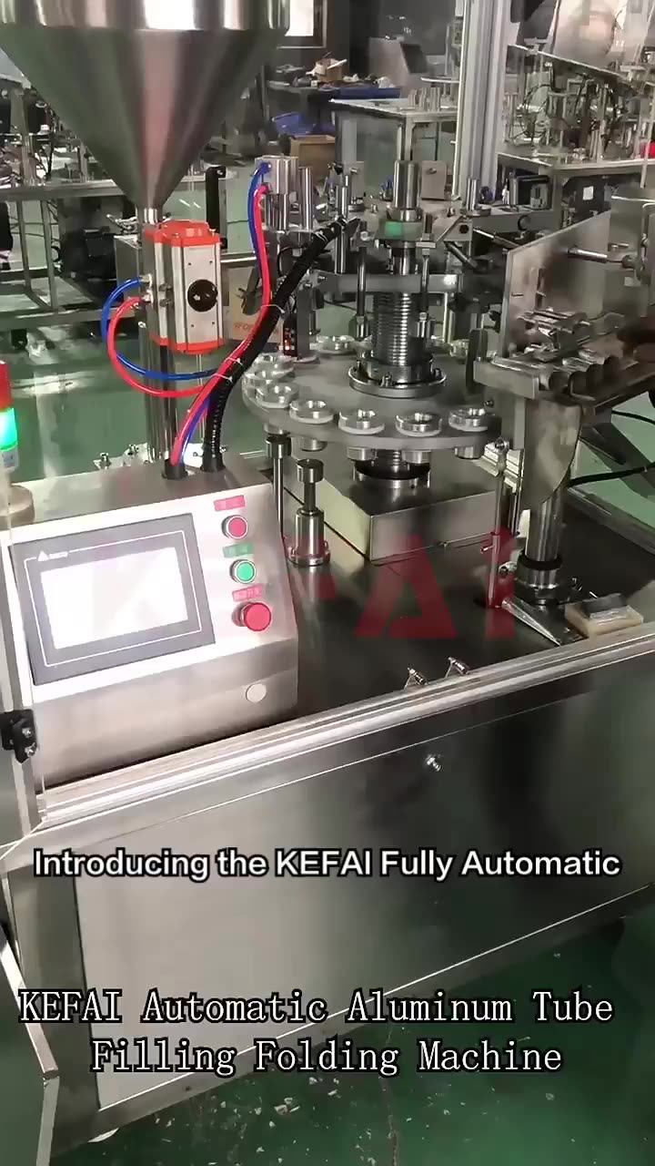 Kefai Fully Automatic Rotary Alu Ointment Aluminum Hair Dye Tubes ...