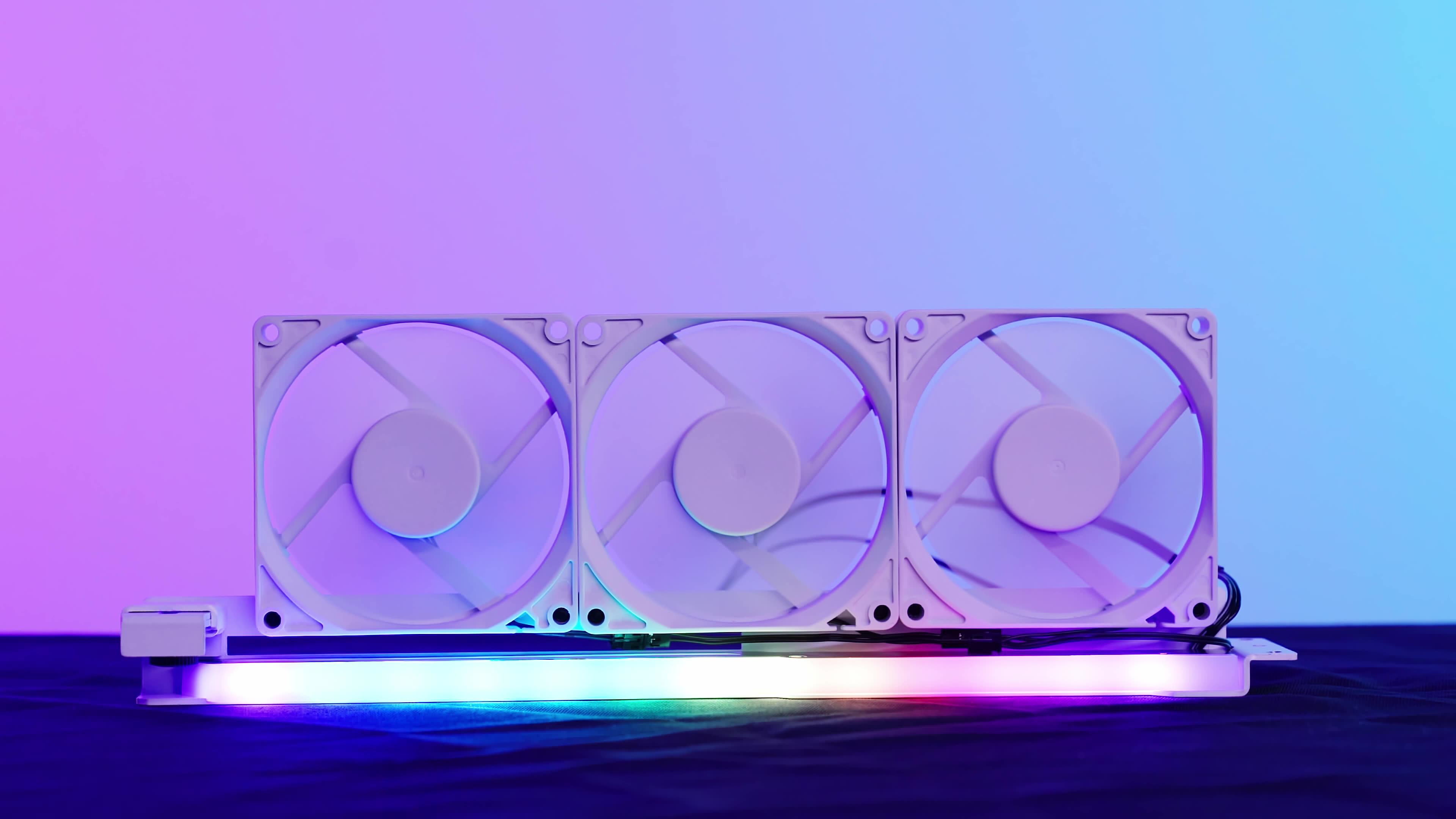 Graphics Card Cooler With Argb 5v 3pin Led And Three 80mm Fans,Rgb Led ...