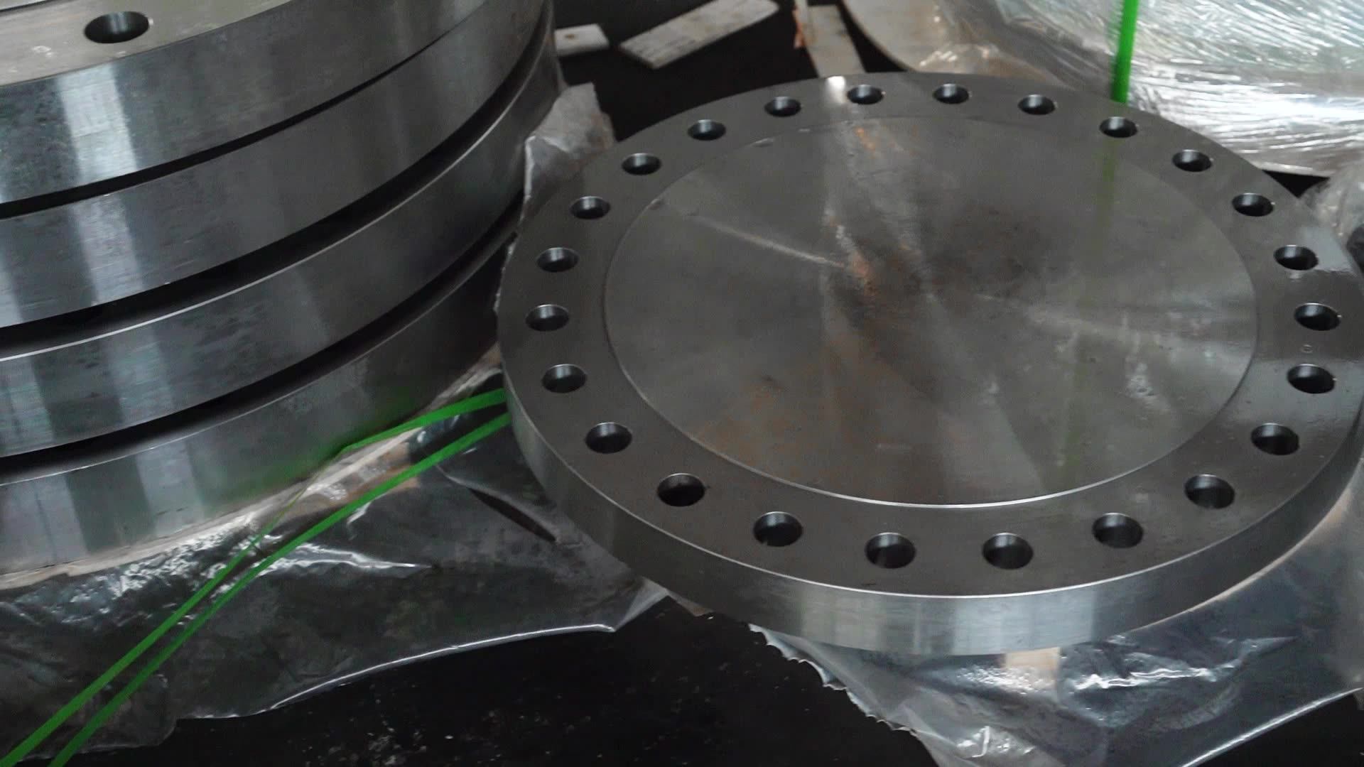 Ansi B16.5 Forged Blind Flange 150# 300# 600# 900# Pn16 Pn10 - Buy ...