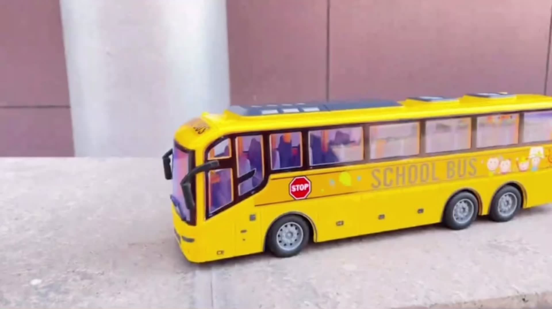 4 Ch Simulated Bus Electronic Hobby Truck For Kidfs Led Buses Rc Toys ...