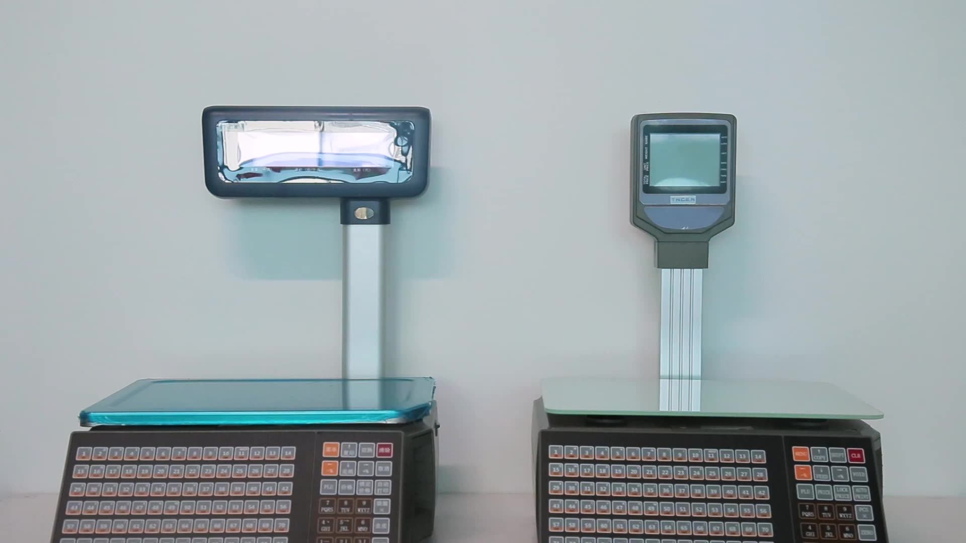 Barcode Tray Stainless Steel Glass Seafood Fruits And Vegetables 15kg ...