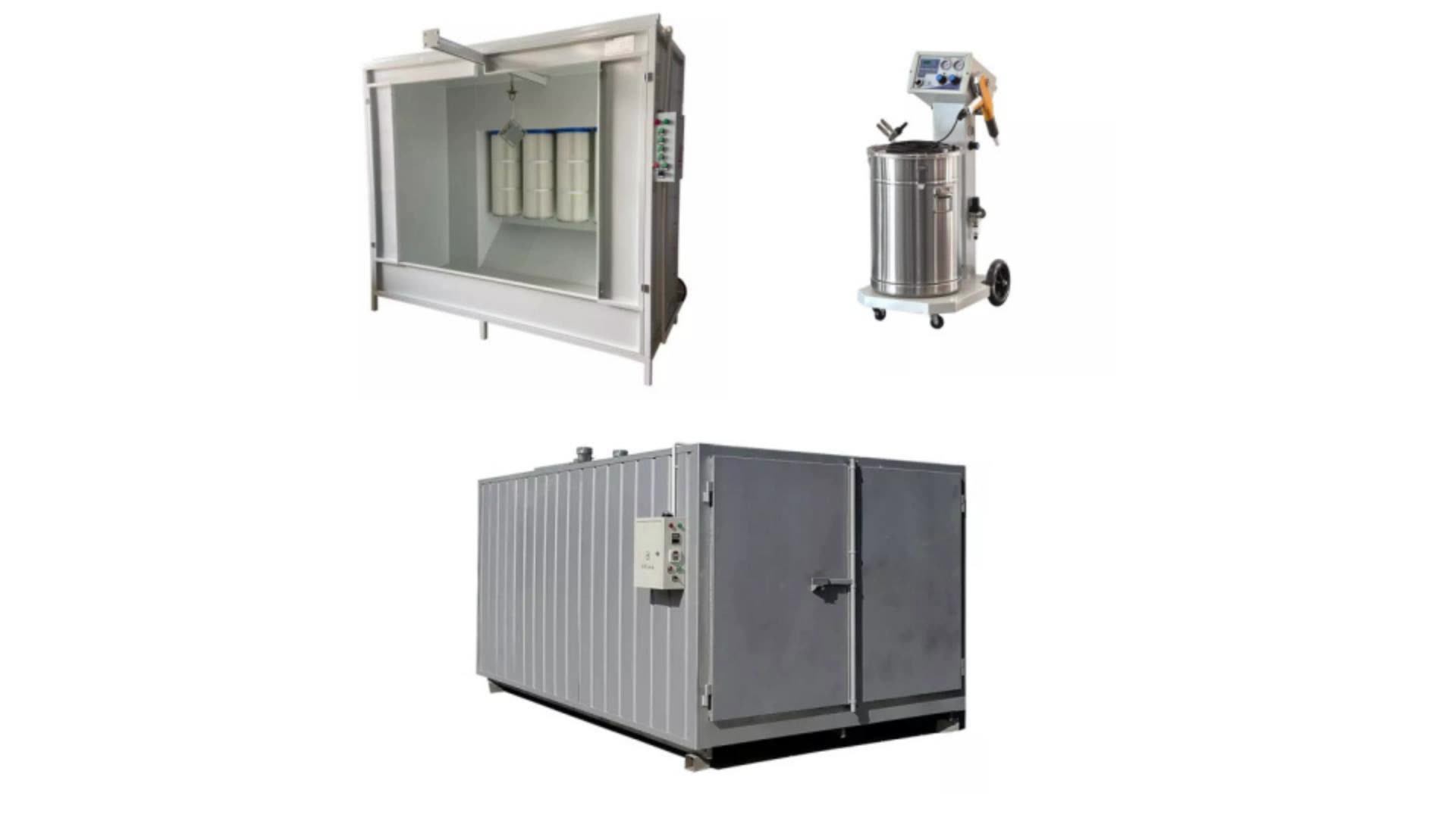 Easy Efficient Manual Batch Powder Coating Equipment Package System ...