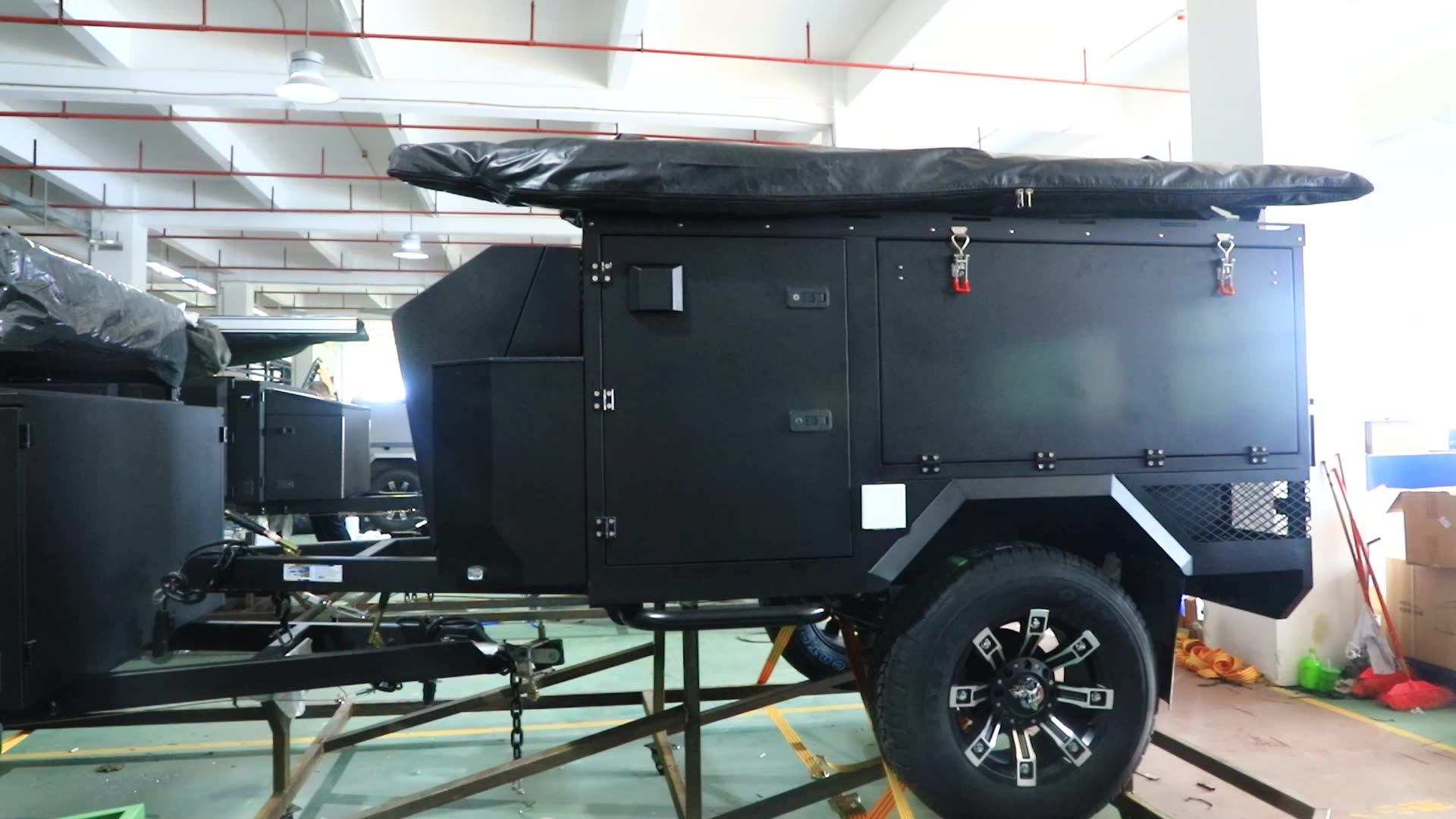 Lightweight Custom Semi Offroad Aluminum Camping Rugged Tent Trailer ...
