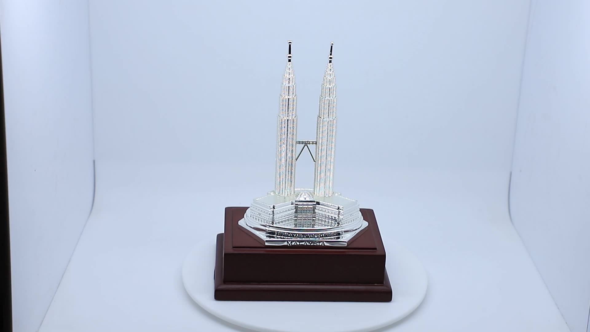 Directly Supplier Customized 3d Building Plated Antique Copper Dubai ...