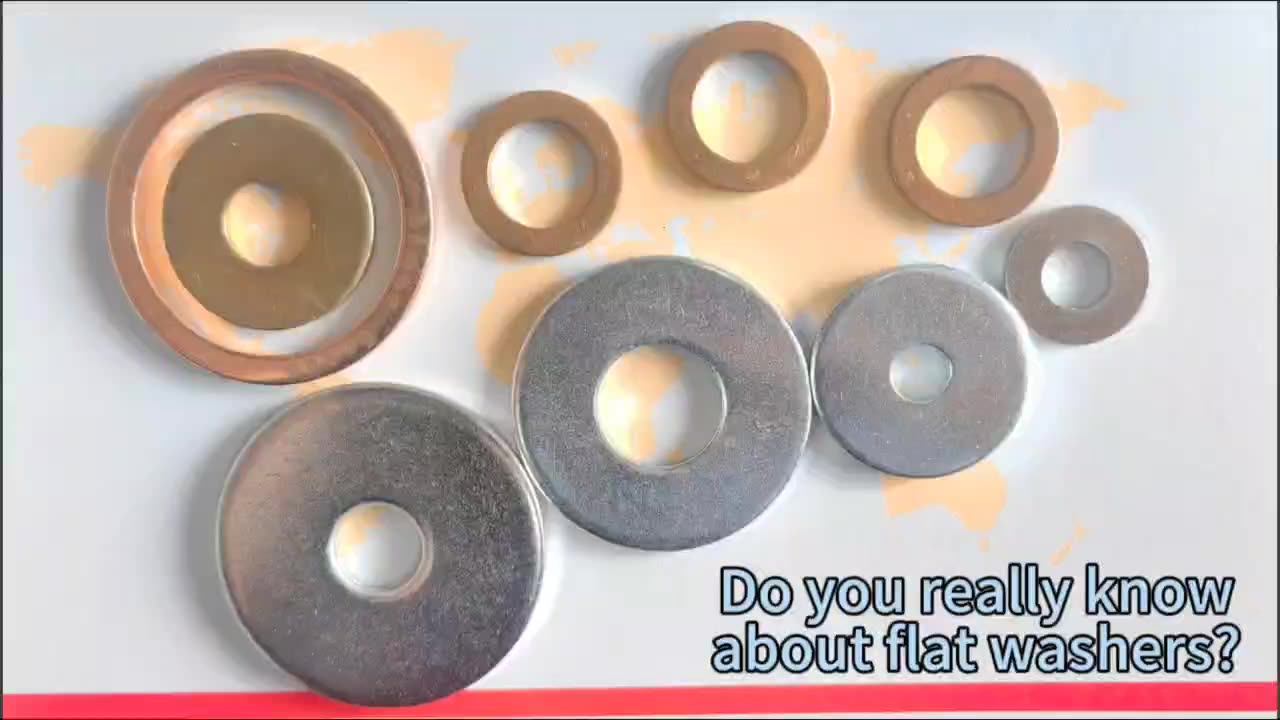 Din9021 Large Flat Copper Brass Fender Washer Plain M3 M4 M5 M6 M8 M10 ...