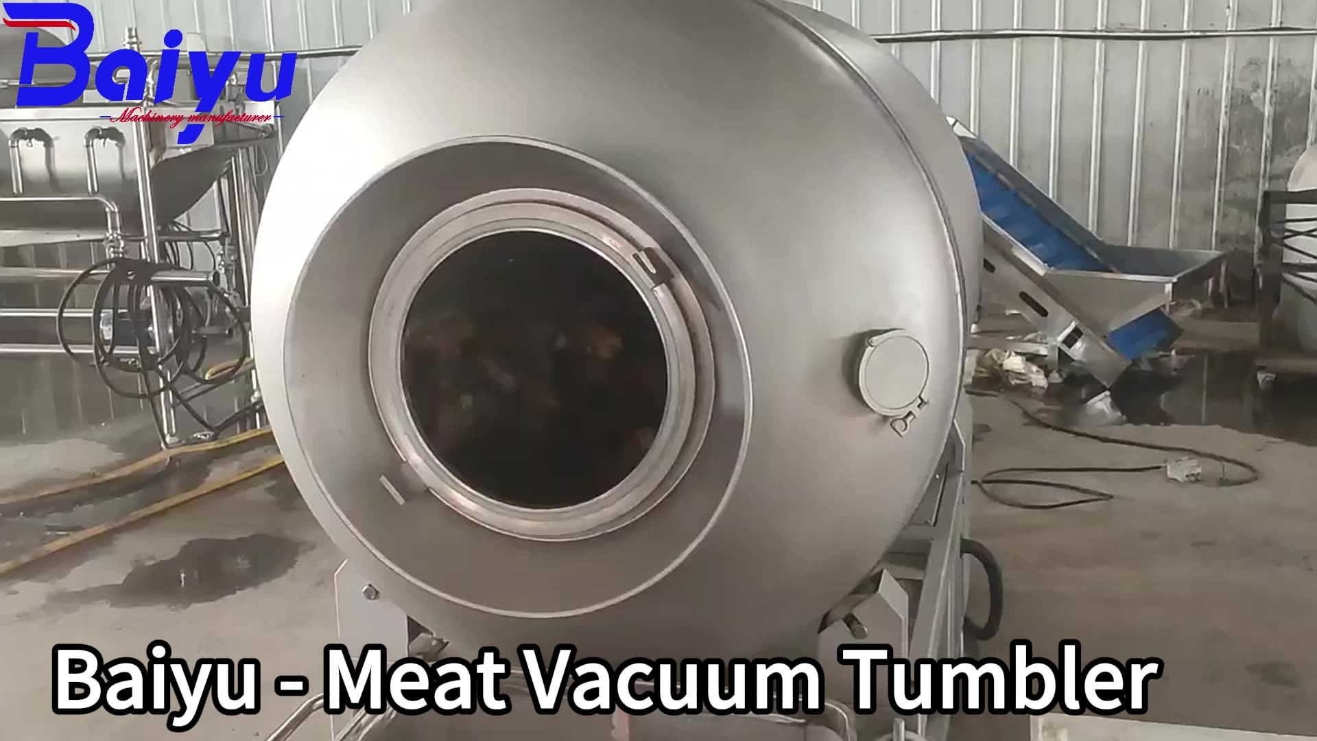 Hydraulic System Tilt Meat Massager Tumbling Machine Meat Tumbler ...