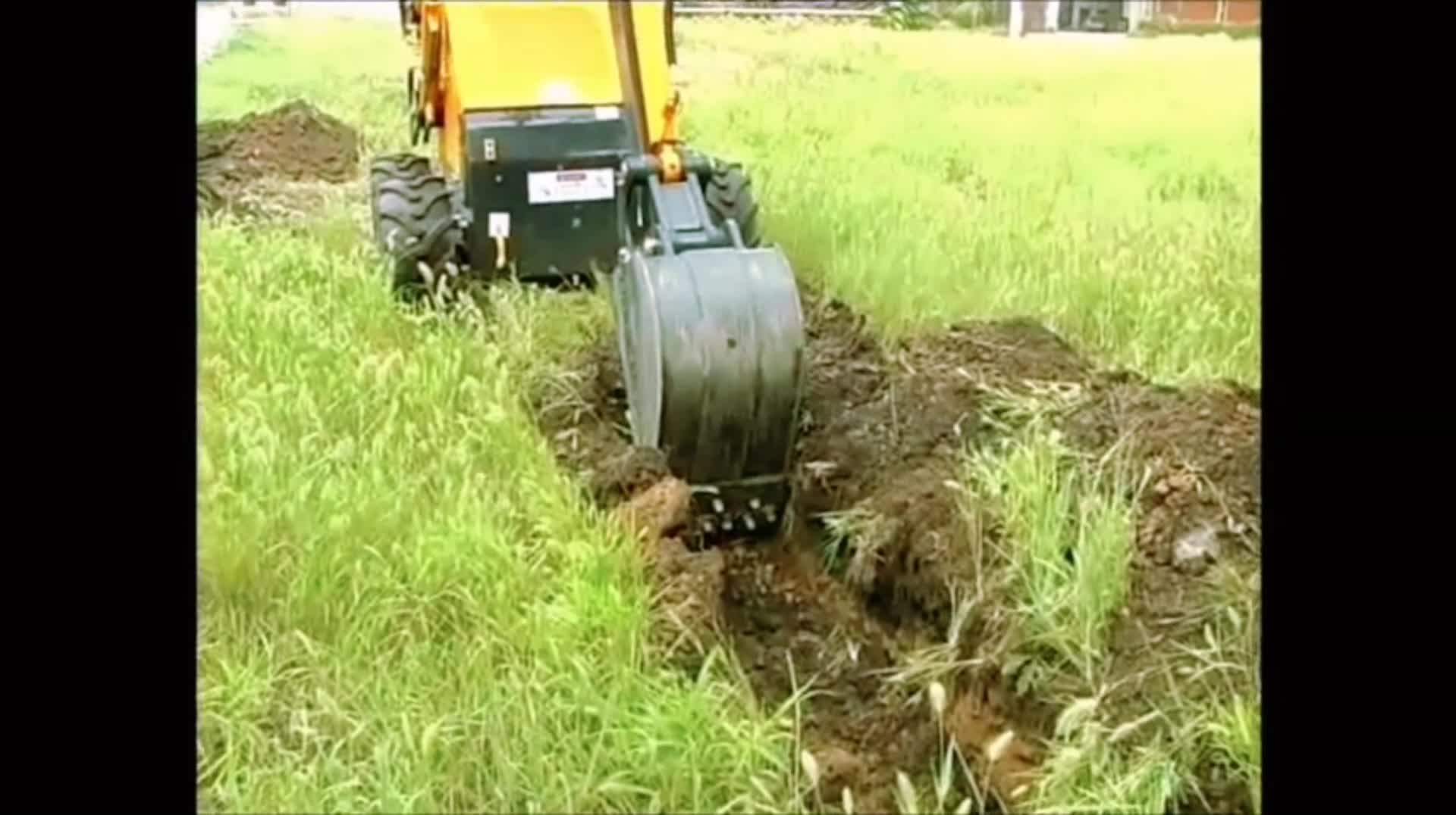 Farm Construction Walk Behind Mini Excavator Tractor - Buy Walk Behind ...