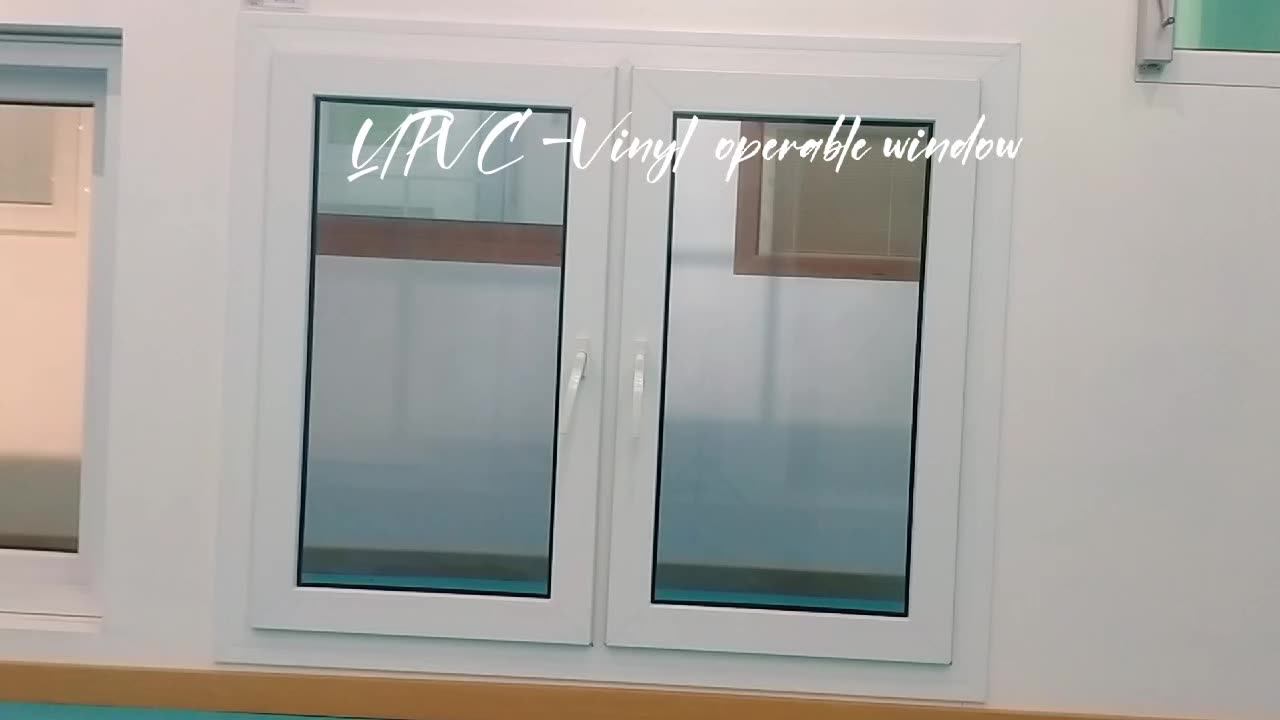 Upvc Awning Triple Glaze Hurricane Impact Double Push Out Windows Vinyl ...