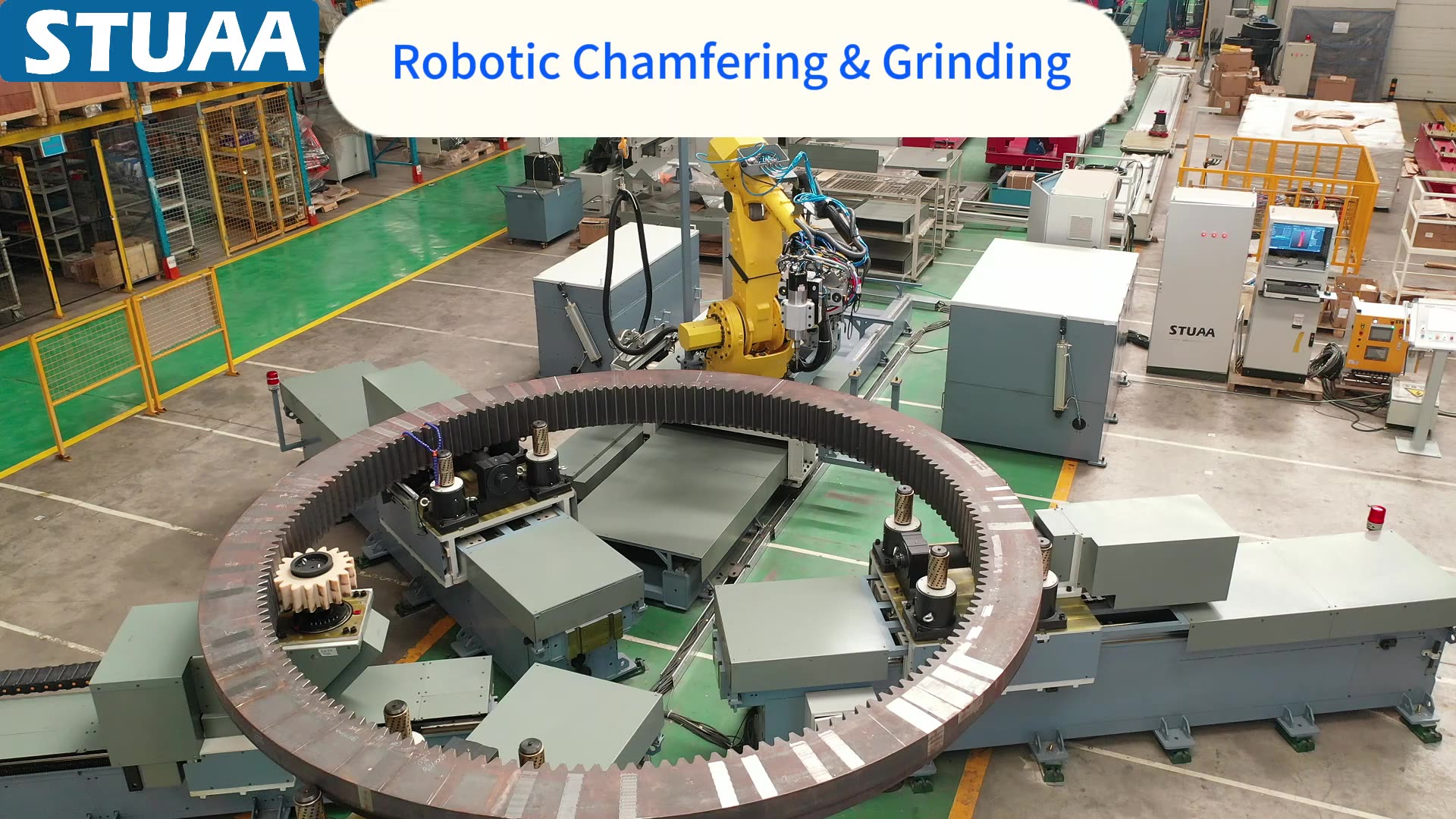 Automatic Robotic Chamfering & Robotic Deburring And Grinding System ...