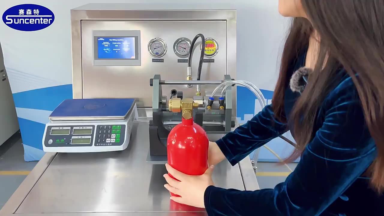 Fm200 Co2 Nitrogen Fire Extinguisher Refilling Equipment Manufacturer ...