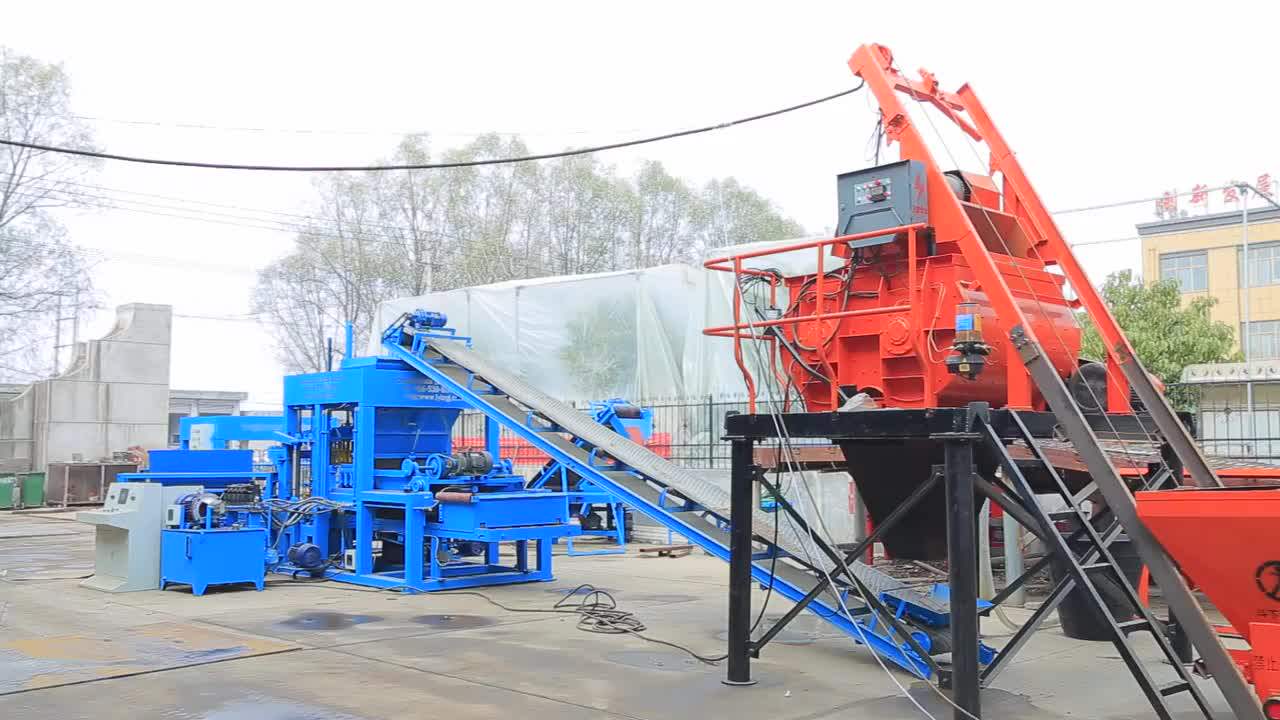 Interlocking Brick Machine Qtj4-15 Habiterra Blocks Building Solutions ...