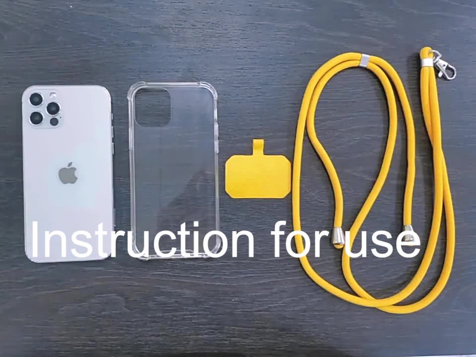 6mm Crossbody Lanyard Necklace Cord Rope Strap Phone C Cellphone Anti ...