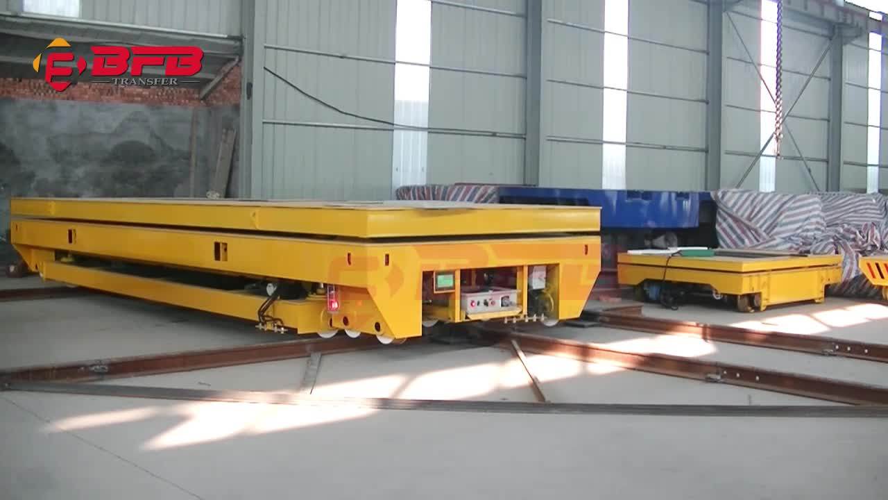 Hydraulic Lifting Table Electric Transfer Bogie Travel On Railway - Buy ...
